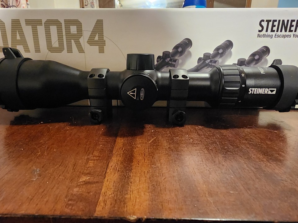 Steiner Predator 4S 4-16x44mm Short E3 scope E3 reticle 8777 & leupold ...