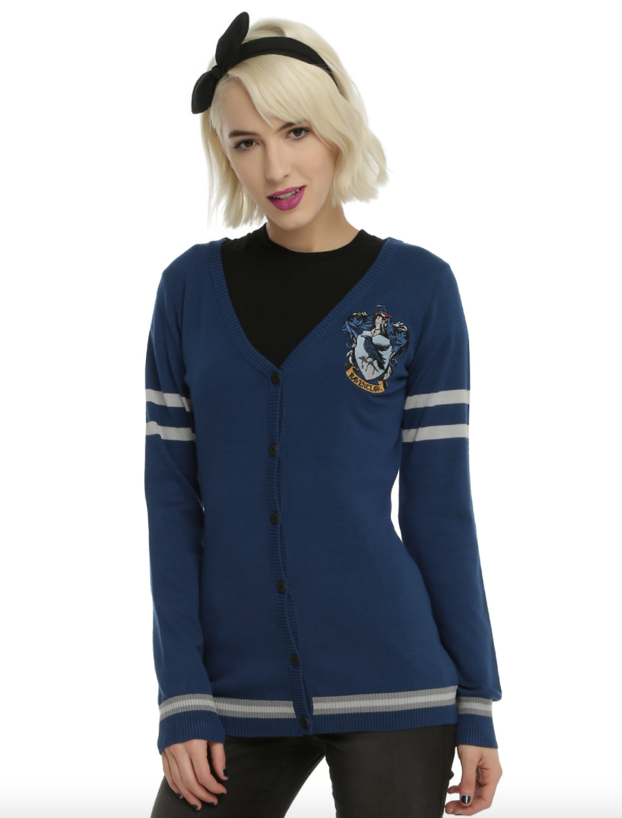 Harry Potter Ravenclaw Womens Cardigan Sweater | eBay