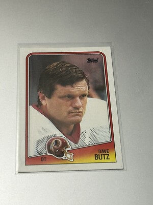 1988 Topps Football #18 DAVE BUTZ Washington Redskins | eBay