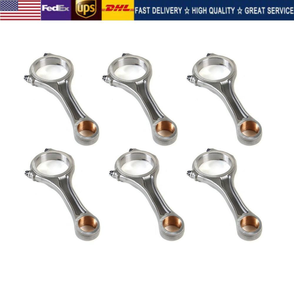 6Pcs Connecting Rods For VW Touareg Phaeton AUDI A4 Q7 3.0TDI Engine ...