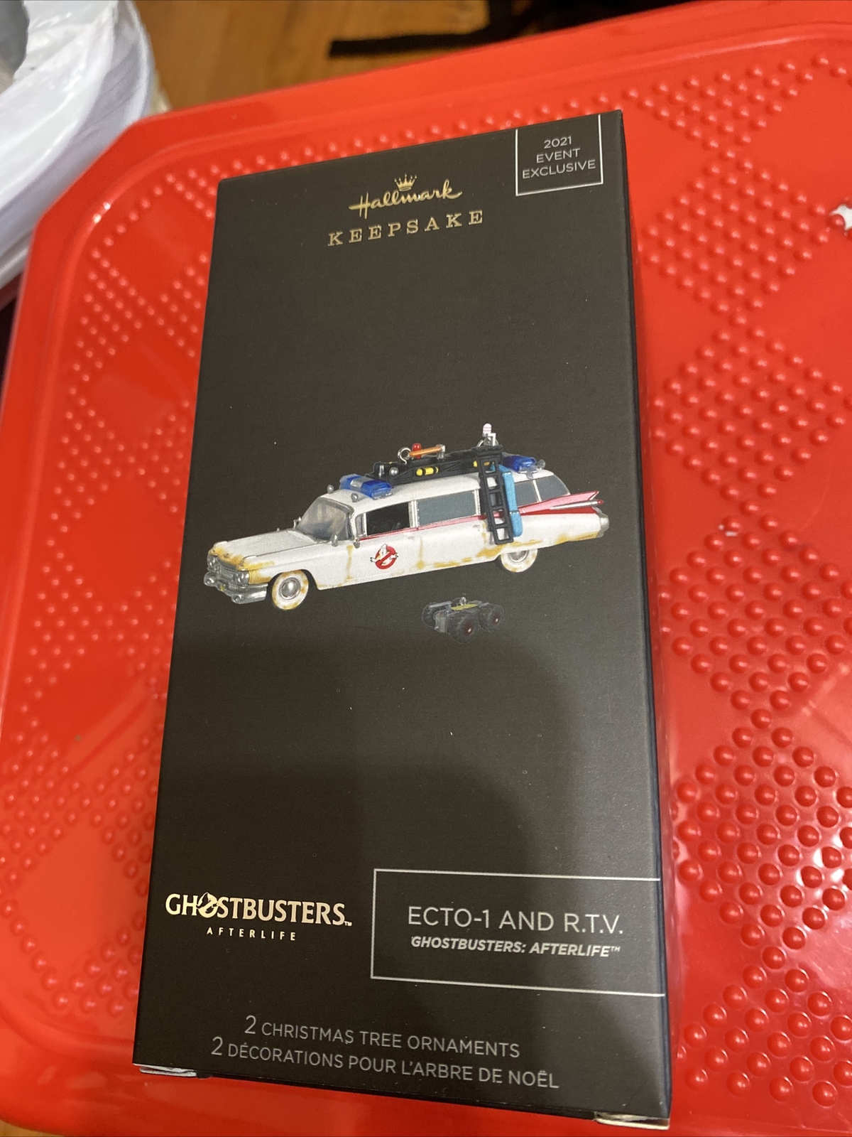 2021 SDCC HALLMARK EXCLUSIVE GHOSTBUSTERS ECTO-1 AND RTV ORNAMENT IN ...