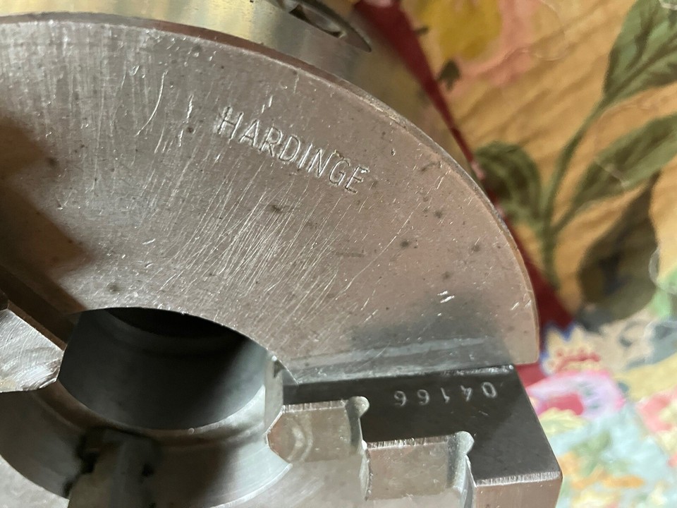 HARDINGE 5" LATHE CHUCK 3 JAW MODEL 30AHCX w/2 matching jaw sets ...