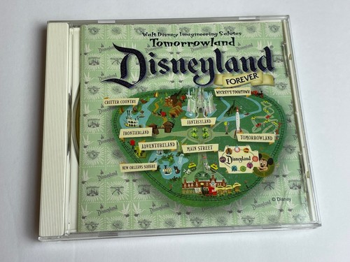 1998 Disneyland Forever CD TOMORROWLAND RE-OPENING Custom Adv Inner ...