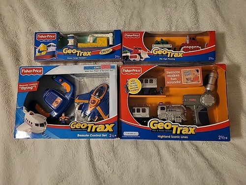 Lot 4 NOS Geotrax Rail System W/ Highland Scenic Lines, Blue Flash ...