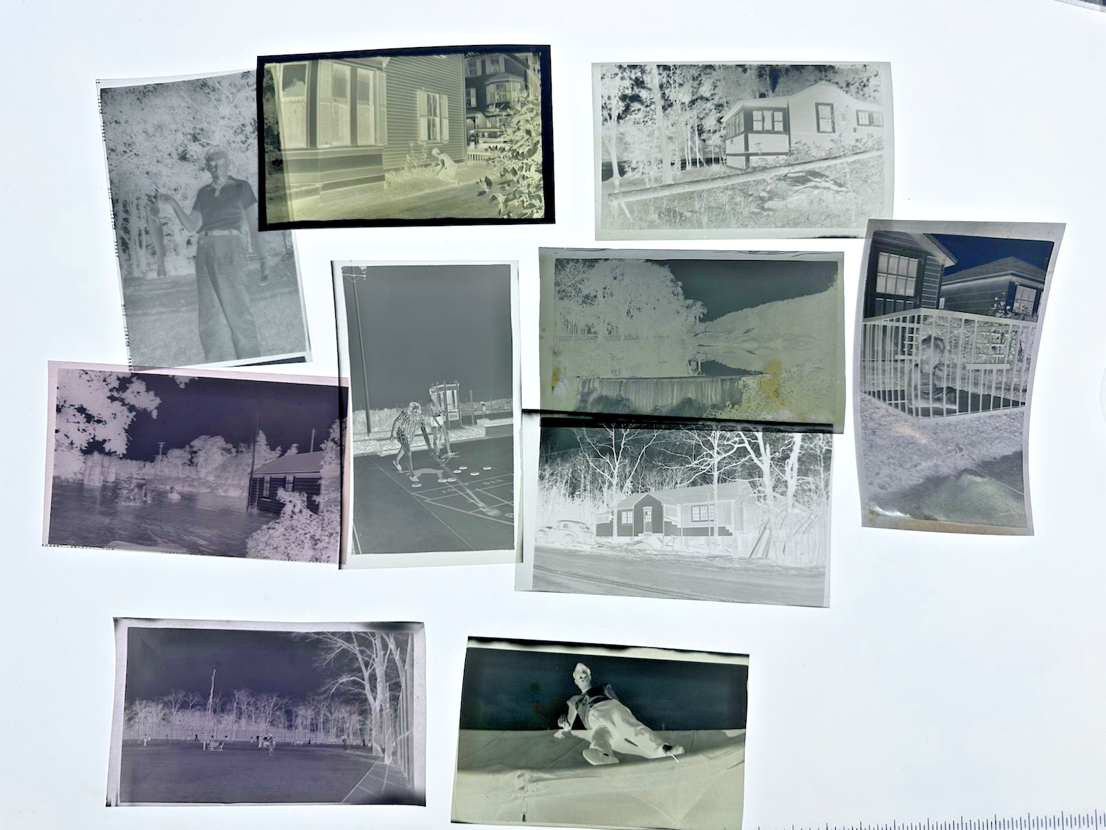 Lot 80 Vintage Film Negatives 2¾ x 4½ Unreviewed Homes People | eBay