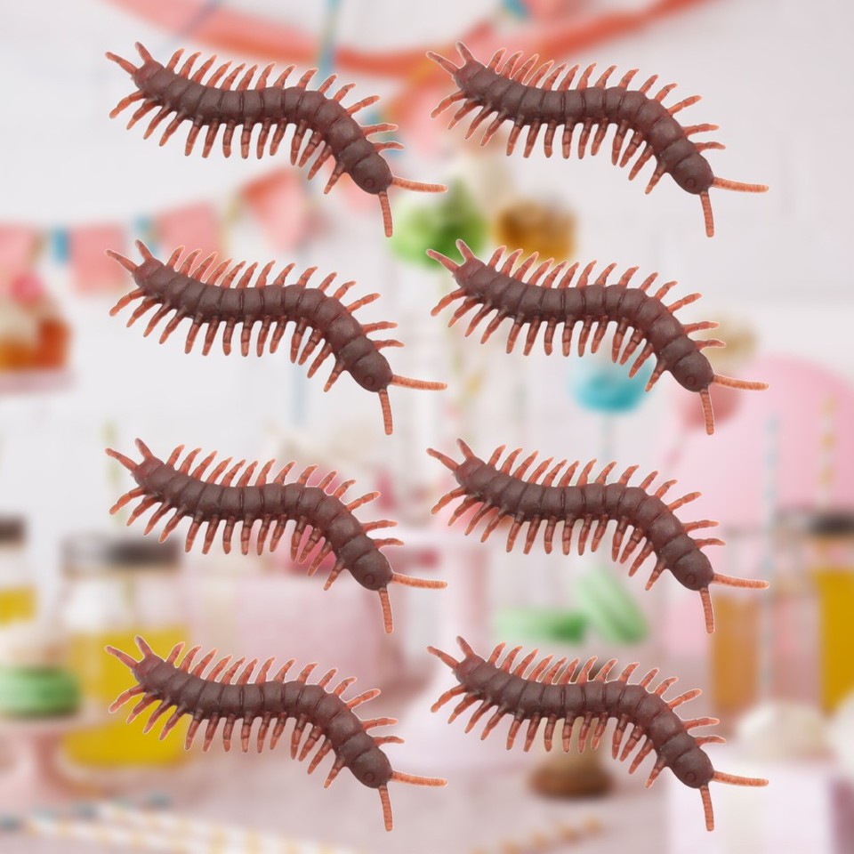 50 Pcs April Fools' Day Decoration Fool's Prank Fake Centipede Party ...