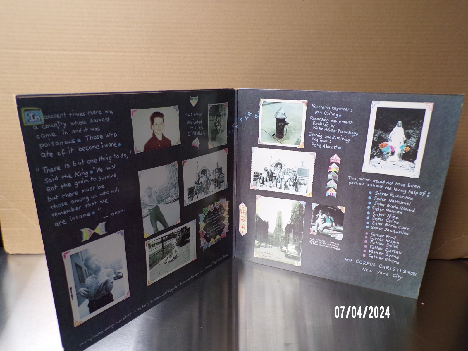 George Carlin Class Clown Comedy Album 1972 Little David Records Stand ...