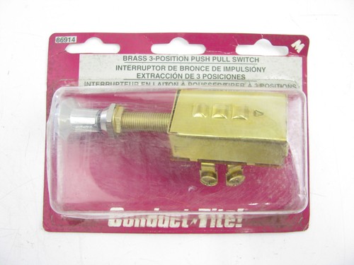 Motormite 86914 Brass 3-Position Push Pull Switch 37495869140| eBay