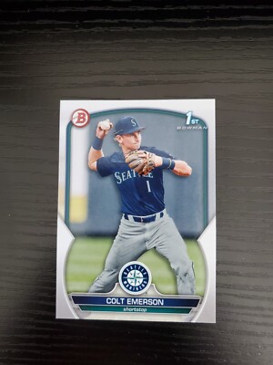 Colt Emerson - 2023 Bowman Draft Paper Prospect 1st Bowman BD-42 (C) | eBay