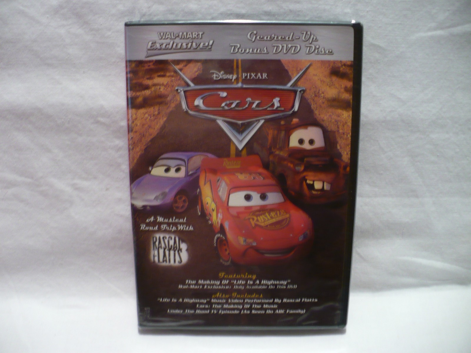 Disney PIXAR Cars Geared-Up BONUS DVD Disc WalMart Exclusive! Rascal ...