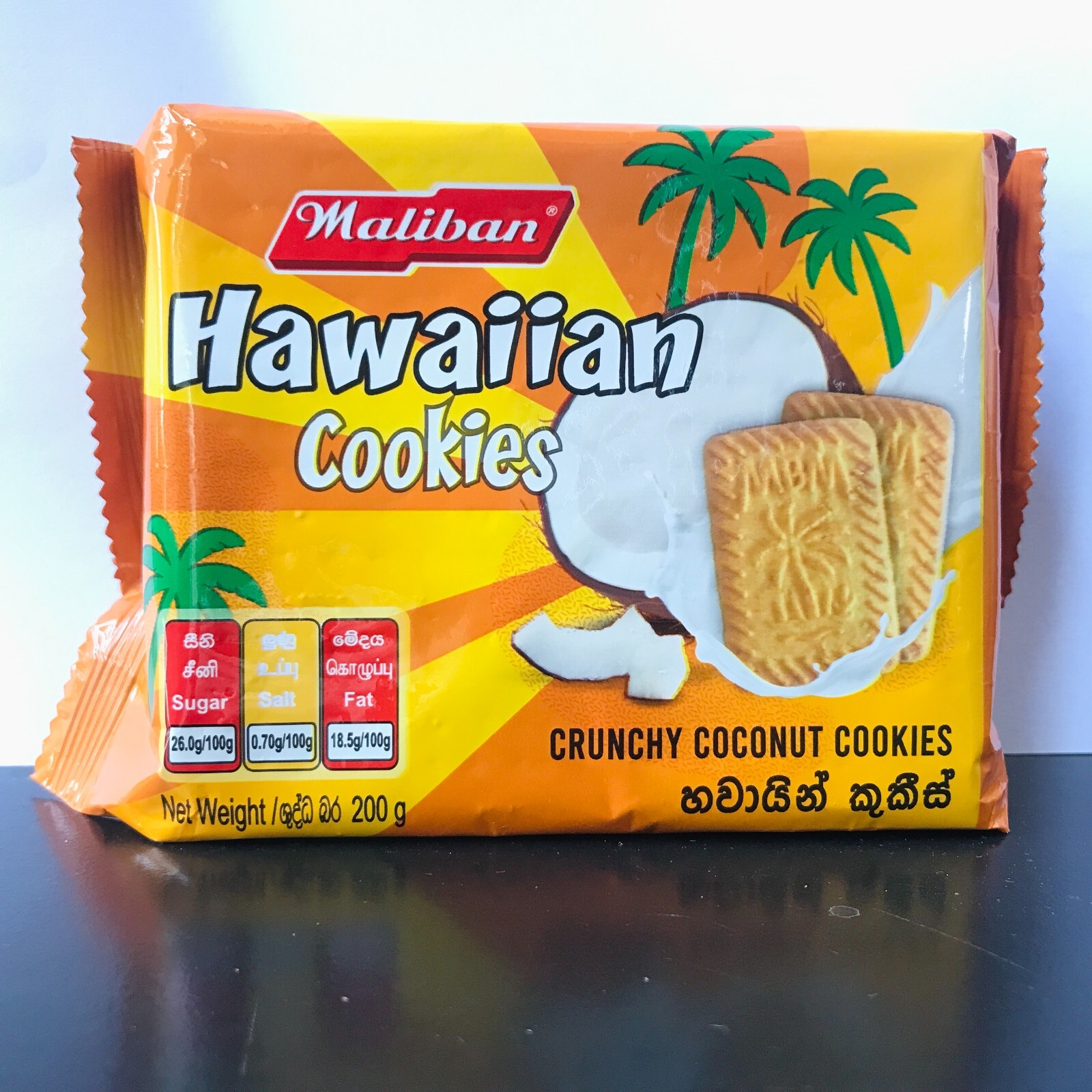 Maliban Hawaiian Cookies High Quality Tea Time Crunchy Coconut Biscuits ...
