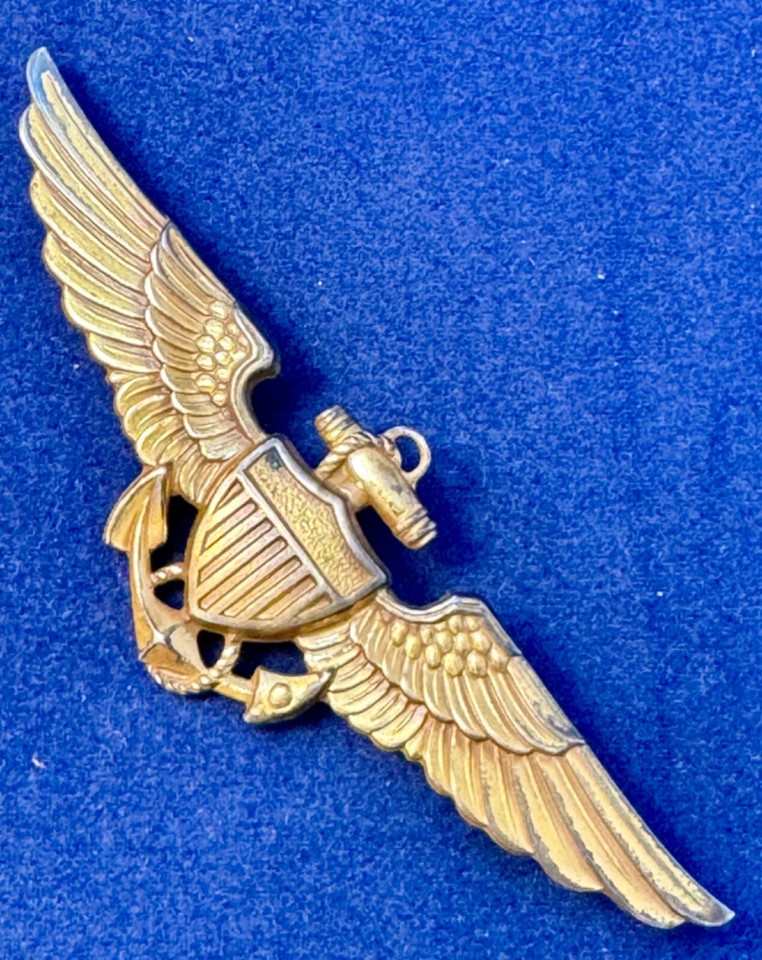 Original WWII US NAVY USMC Pilot Wings Full Size | eBay
