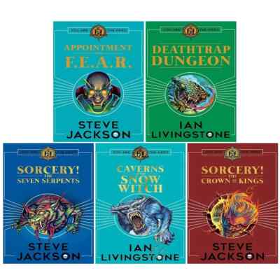 Fighting Fantasy Collection 5 Books Set by Ian Livingstone, Steve ...