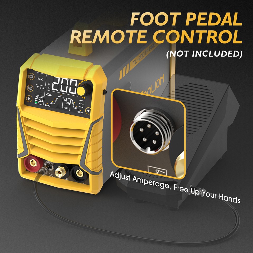 TIG Pulse Welding Machine Multifunction DC TIG/Spot TIG/Pulse TIG/Stick ...