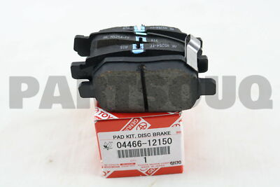 0446612150 Genuine Toyota PAD KIT, DISC BRAKE, REAR 04466-12150 | eBay