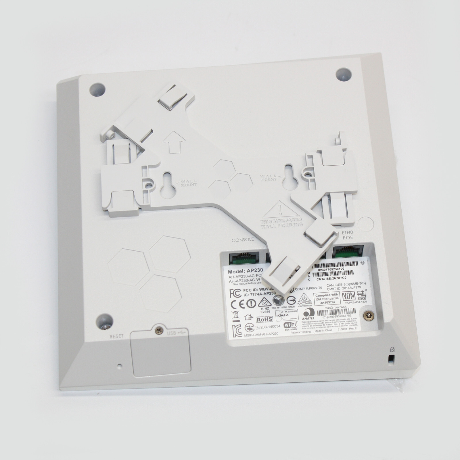 Lot of 10 Aerohive AP230 Dual Band Wireless Access Point 802.11ac with ...