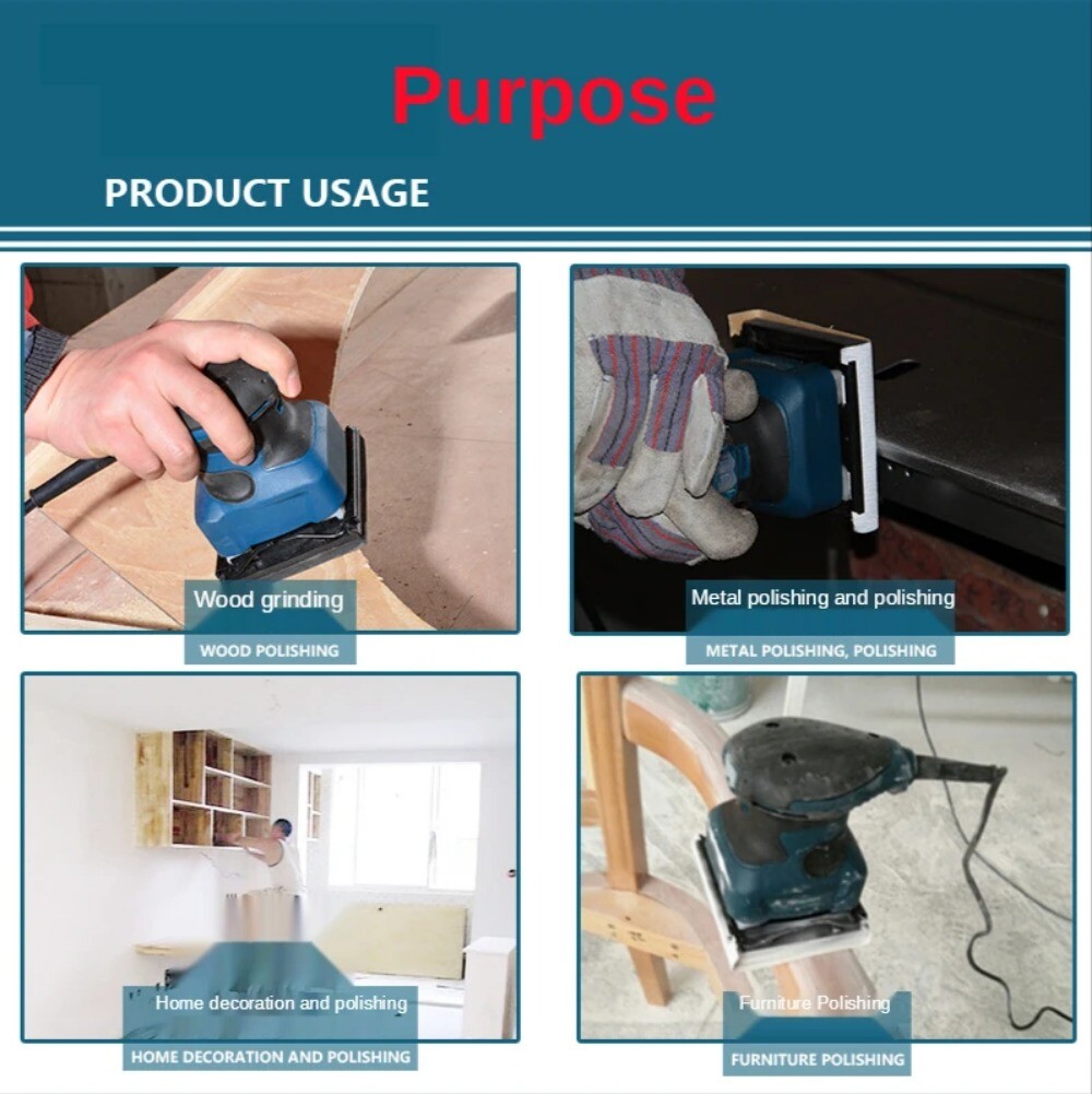 110X100mm Electric Sheet Sander 240W Plane Sanding Machine Polishing ...