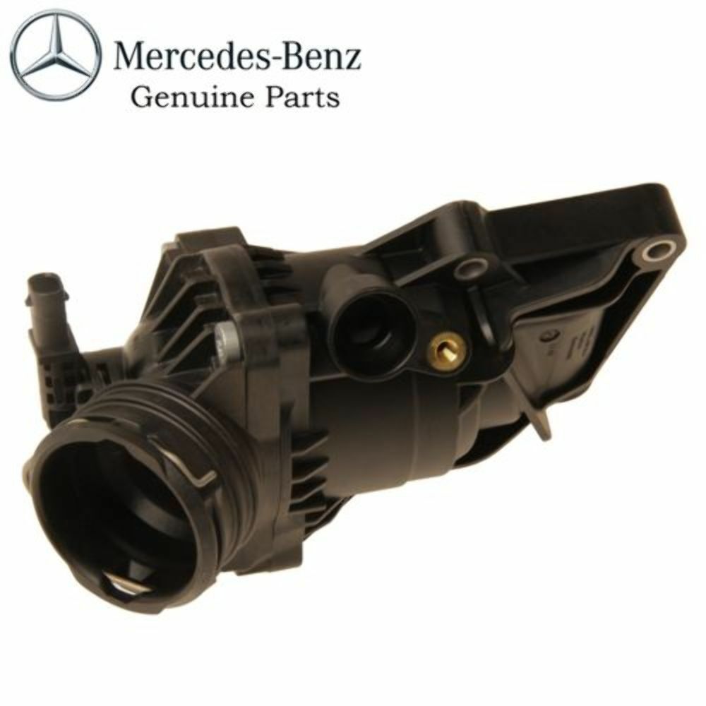 Genuine Mercedes Engine Coolant Thermostat Housing Assembly OEM ...