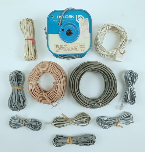 Lot Assortment of Telephone Modular Line Cord Phone Cable Extension ...