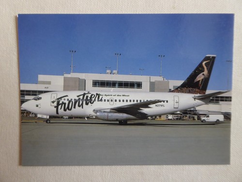CARTE POSTALE AVIATION POSTCARD BOEING 737 FRONTIER AIRLINES N271FL ...