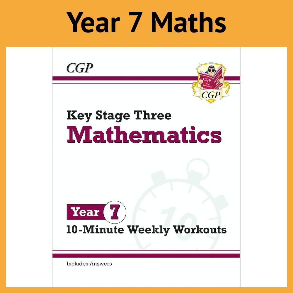 Year 7 Maths Workbook - 10-Minute Tests (Ages 11-12) - with Answers CGP ...