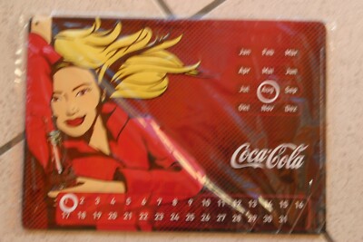 Coca Cola Werbeschild Coca Cola Kalender OVP | eBay