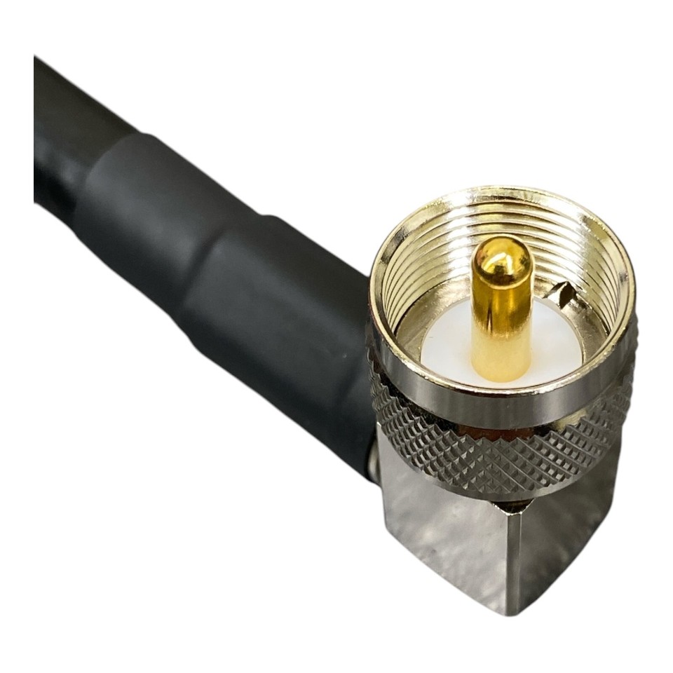 JEFA Tech Premium RG-213 Ham Radio CB Radio Coax Cable Jumper PL-259 Right Angle | eBay