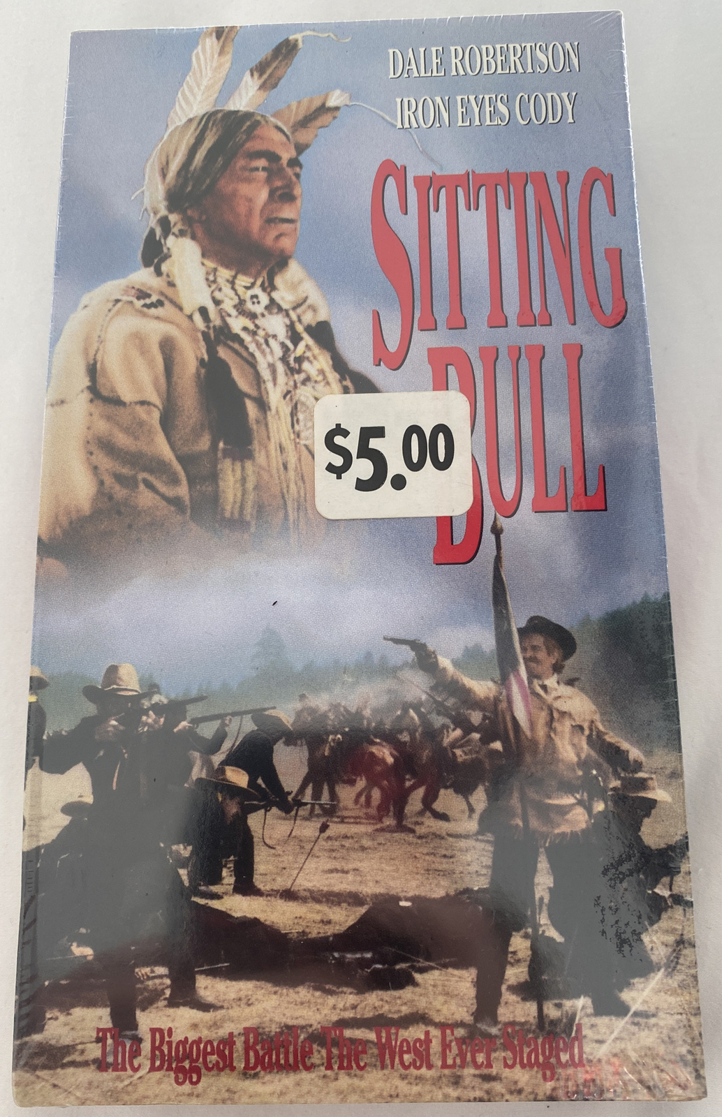 Sitting Bull (VHS, 1993) Dale Robertson Iron Eyes Cody, New SEALED | eBay