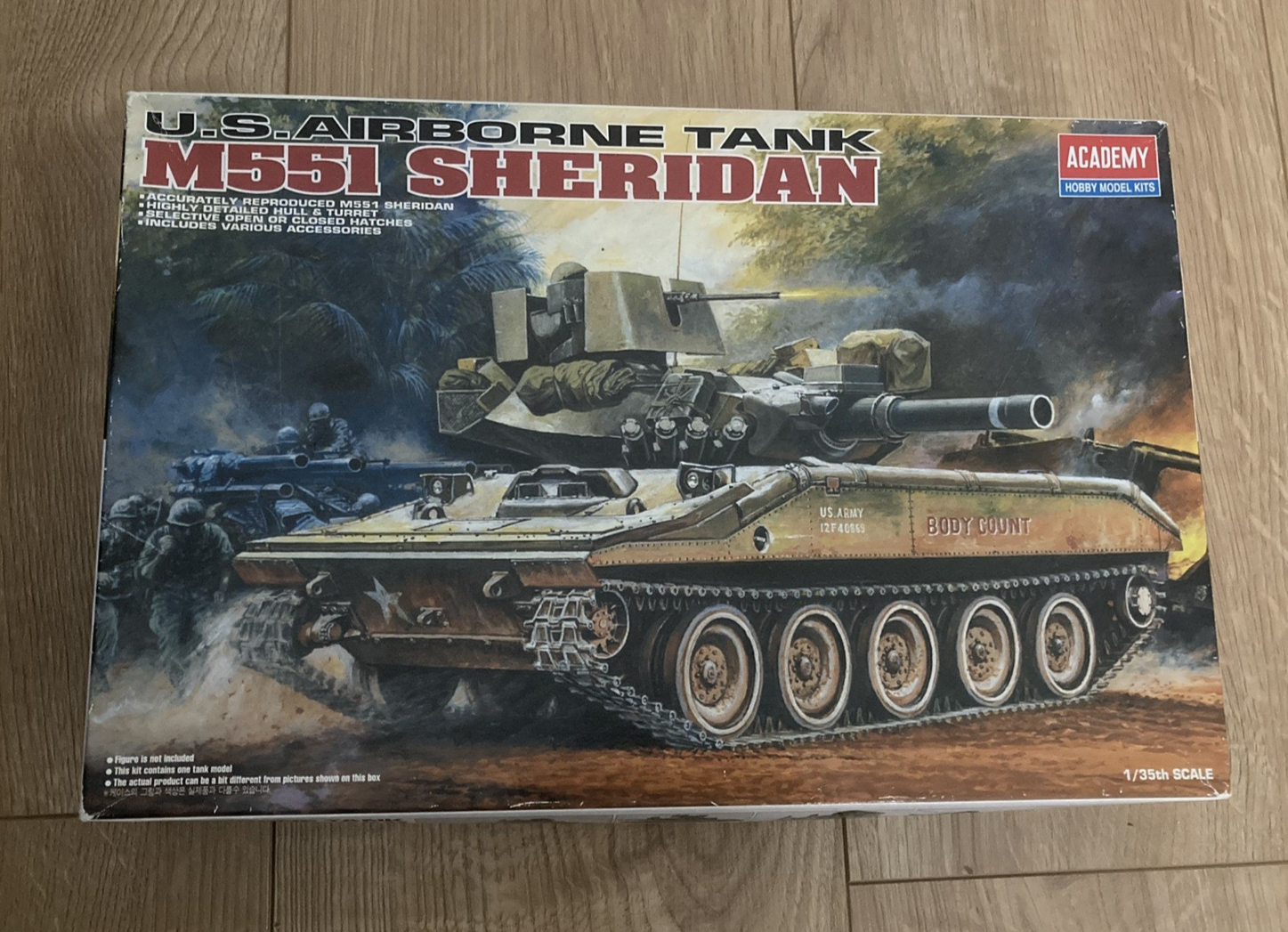 W288 Academy Model Kit 13011 - M551 Sheridan - 1/35 - Pts Sealed | eBay UK