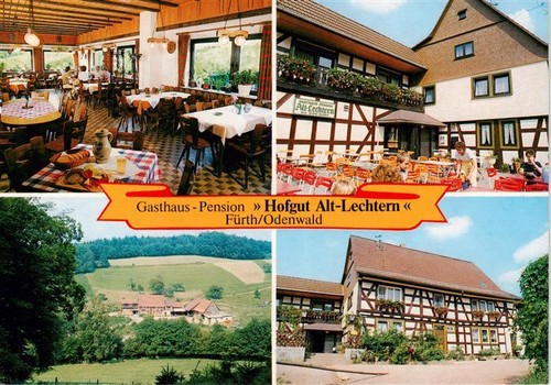 Fuerth Odenwald Gasthaus und Pension Hofgut Alt Lechtern Gaststube ...