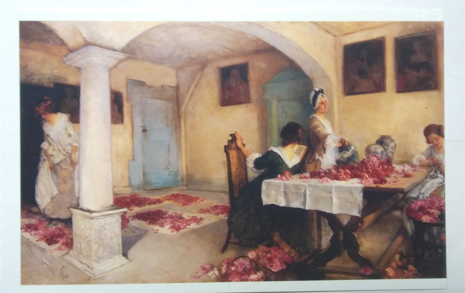 Victorian Trading Women Making Potpourri Flower Petals Postcards 16pk ...