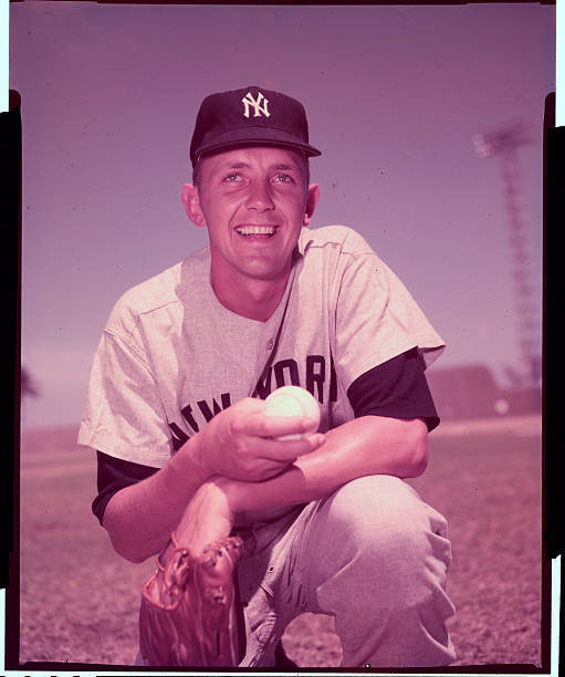 Portrait of Baseball Player Tom Morgan 1955 Photo - Tom Morgan of the ...