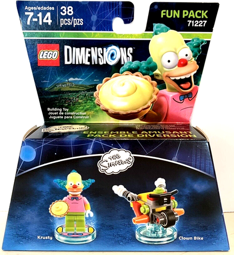 LEGO 71227 Dimensions Fun Pack Krusty Clown Minifigure Fig Bike the ...