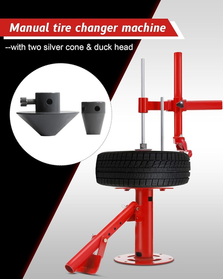 Manual Tire Changer Machine, Tire Changer with Duck Head, 4''-21'' Tire ...