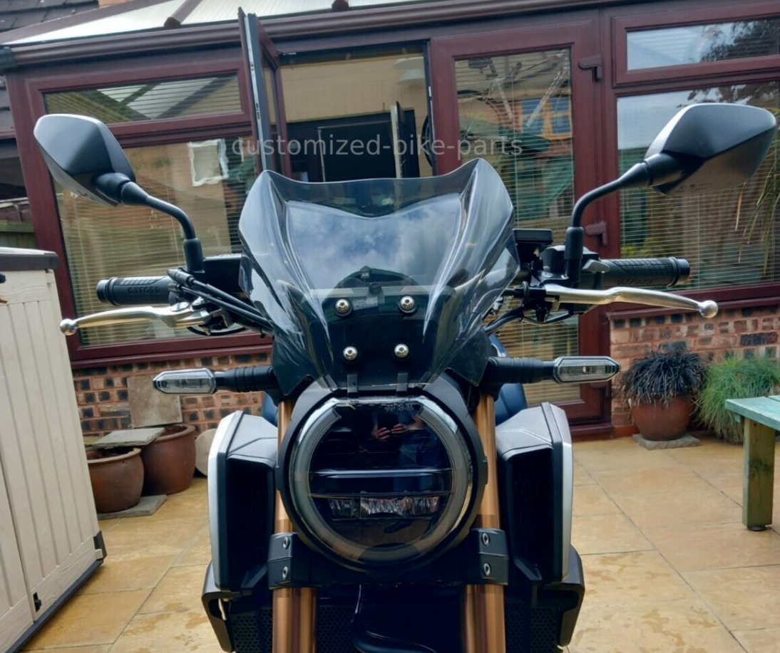 Motorcycle Grey Windscreen Windshield Screen Honda CB1000R CB 650R 2019 ...