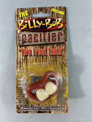 Billy-Bob FunnyBaby Toddler Orthodontic Pacifiers Chomp Two Front Teeth ...