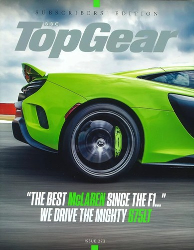 UK BBC Top Gear Magazine Issue 273 McLaren, Jaguar, Ferrari 488 Spider Sept 2015 | eBay