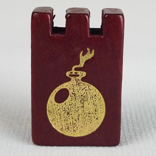 BOMB (Red) - Stratego (1961) - Replacement Game Piece - Wood | eBay