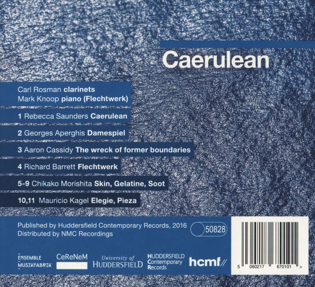 CARL ROSMAN / MARK KNOOP CAERULEAN NEW CD 5060217670101| eBay