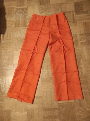Damenhose Leinenhose Von Savannah Größe 42 Orange | eBay.de