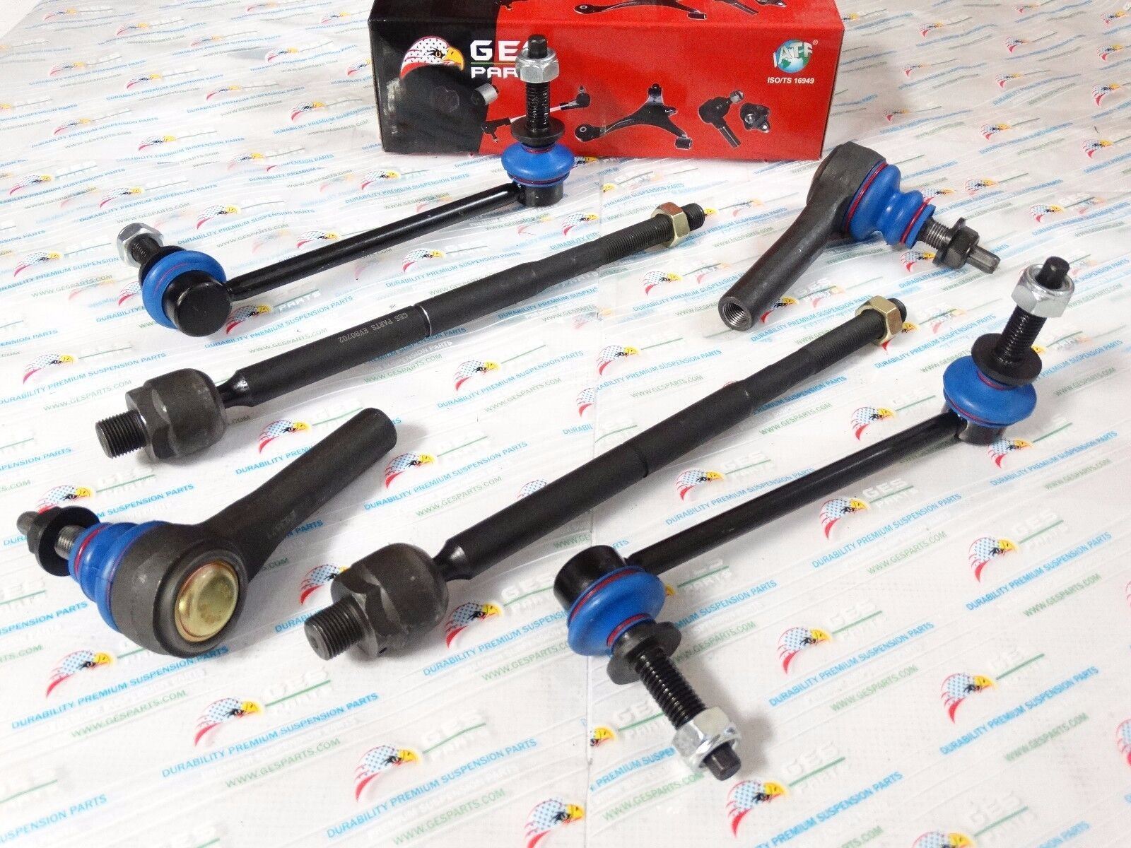 2WD 6PCS FRONT TIE ROD & SWAY LINK 300 CHARGER CHALLENGER K80823 ES3571 ...