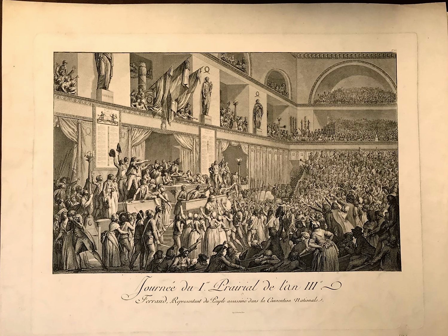 French Revolution. Day I of Prairal... Imp. Chardín; early 19th century ...