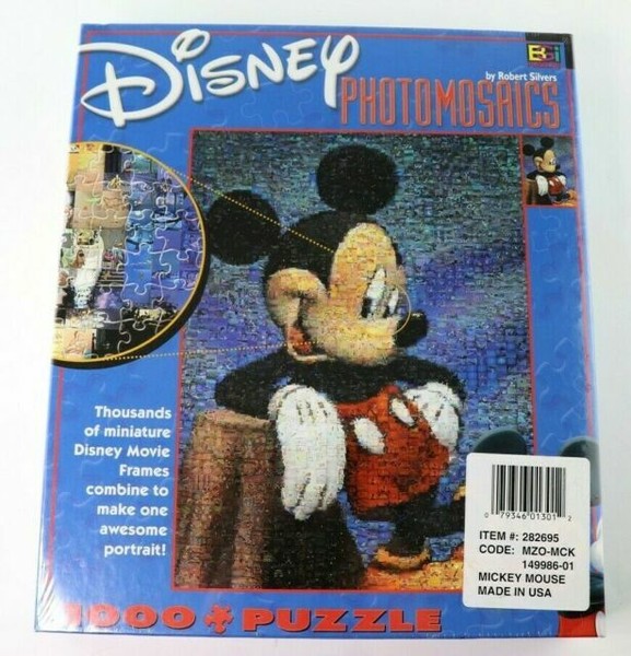 Robert Silvers Mickey Mouse Disney Photomosaics Puzzle 1000 PC for sale ...