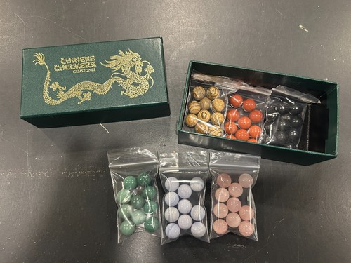 Rare Franklin Mint Chinese Checkers Full Set 60 Original Marbles ...