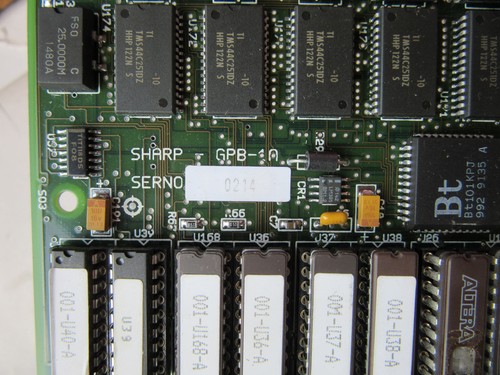 Sharp GPB-10 Circuit Board MCDFL GPB-1 Very Good Condition!!! 30 day ...
