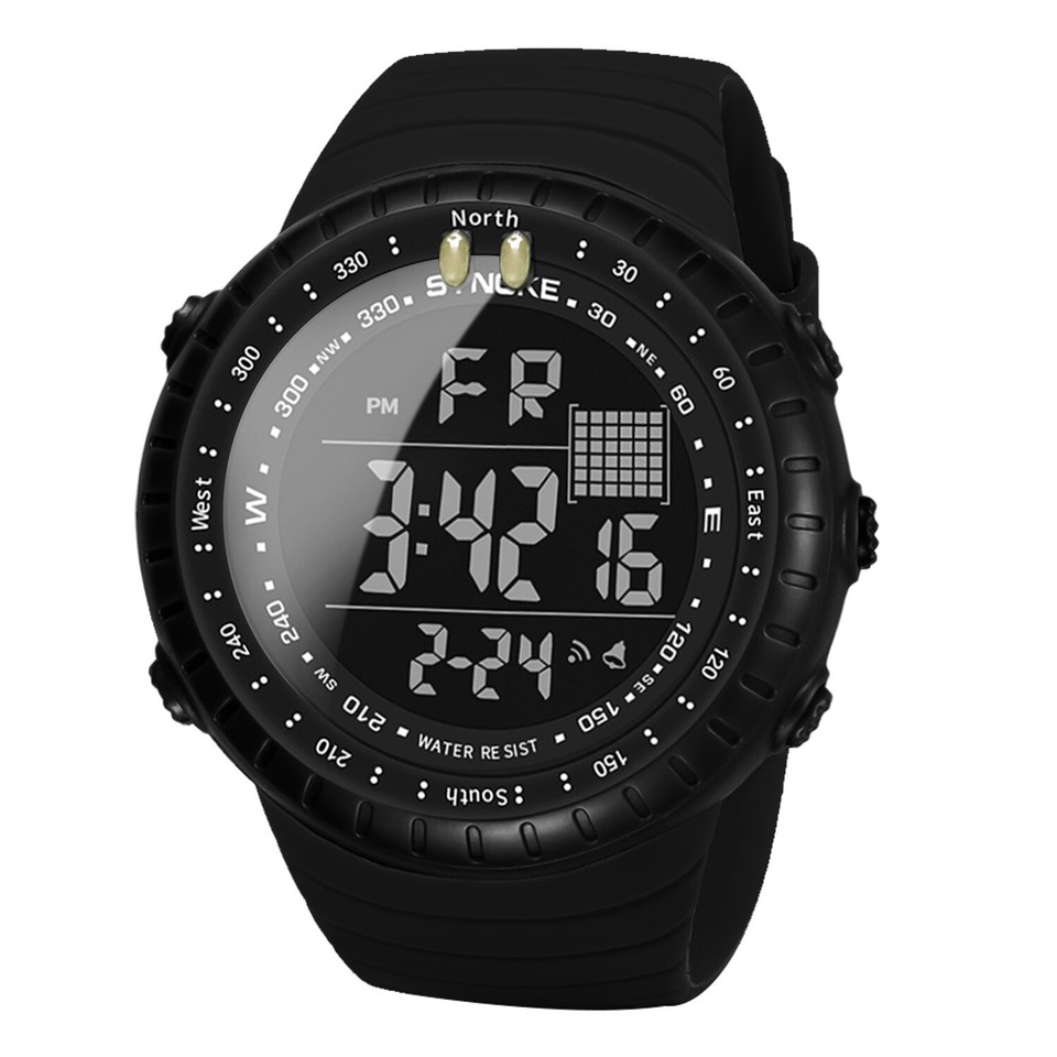 Waterproof Men's Military Tactical LED Digital Sports Watch Backlight ...