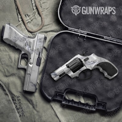 GunWraps Marble Bianco Carrara White Premium Pistol Vinyl Gun Wrap Skin ...