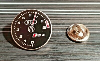 Audi Pin RS4 Rev Counter Speedometer - Dimensions 21mm | eBay