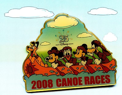 Tokyo Disney Resort 2008 Cast Member Canoe Races Pin | eBay