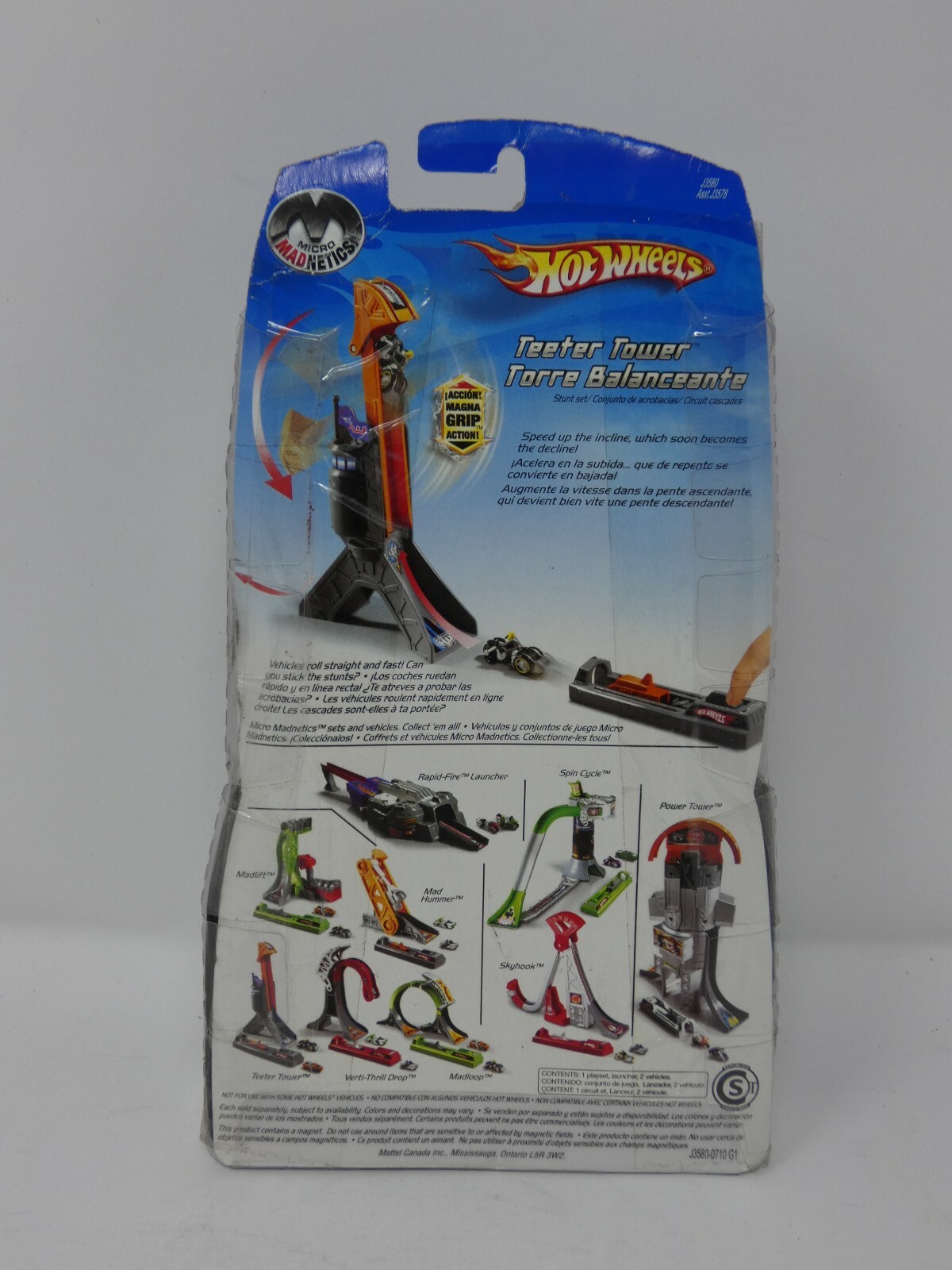 Vintage Hot Wheels Micro Madnetics Teeter Tower 2006 New Sealed | eBay